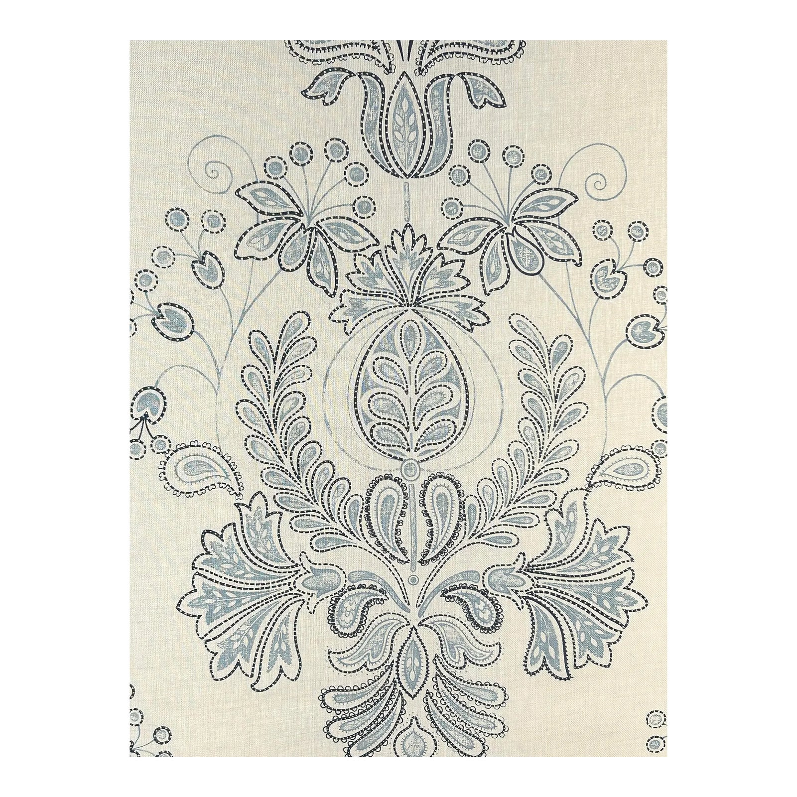 Guy Goodfellow’s "Remy” Hand Print– 2 Yards | Chairish