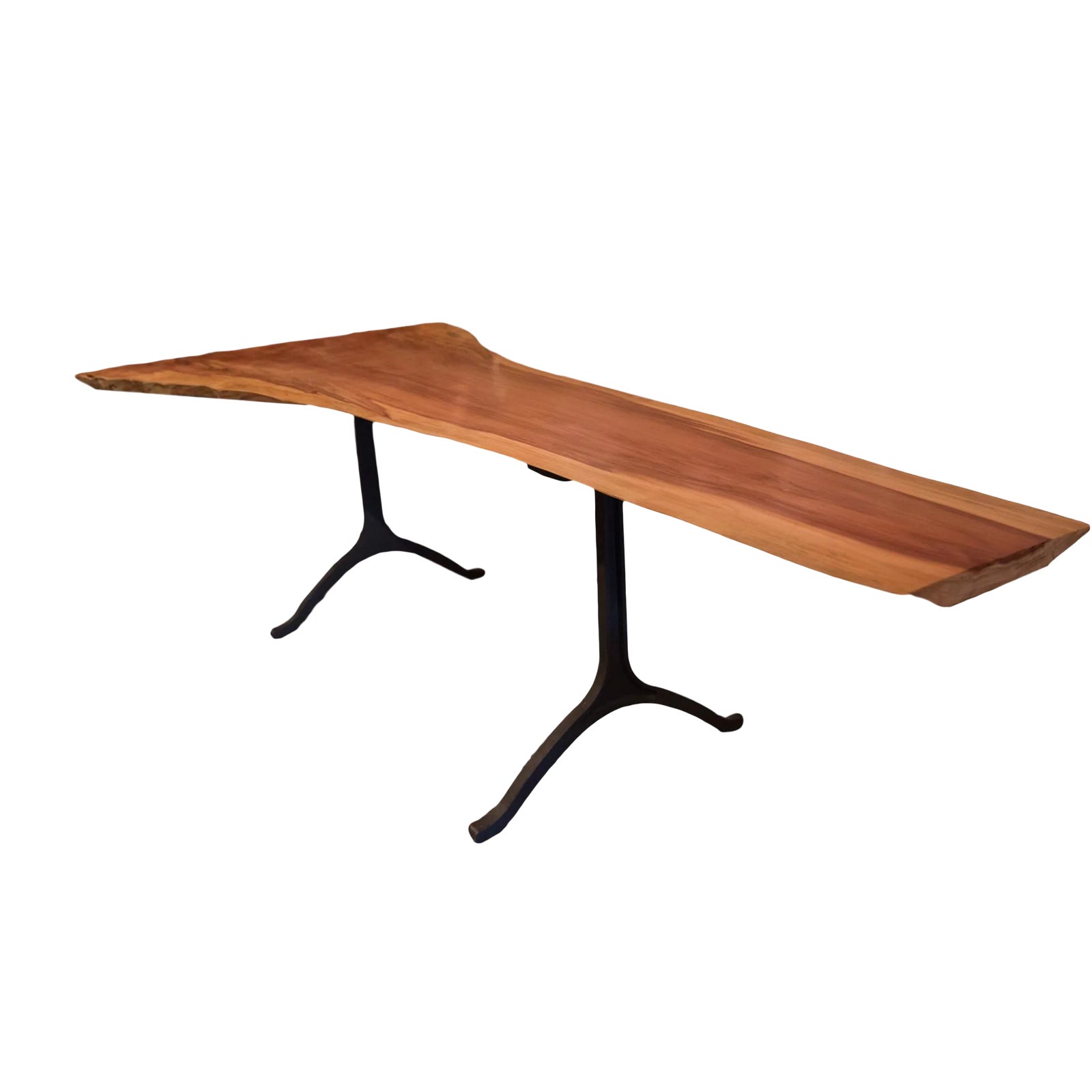 Handcrafted XL Live Edge Redwood Dining / Console Table | Chairish