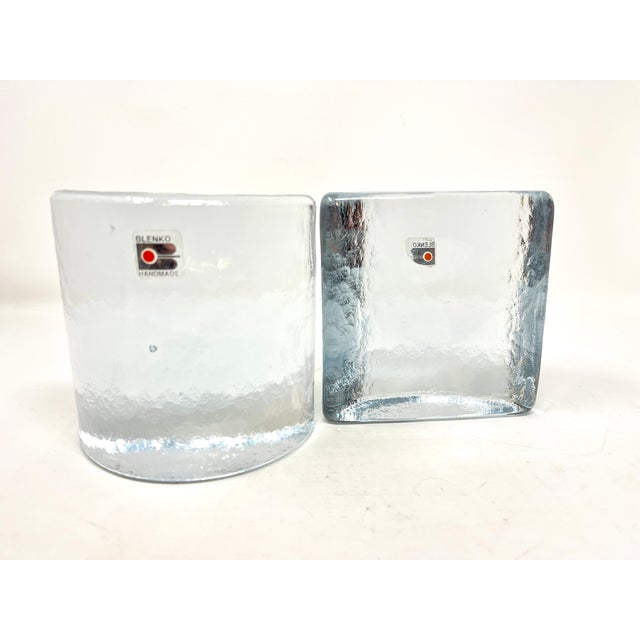 1950s Blenko Glass Company Mid-Century Modern Hand Made Crystal Glass ...