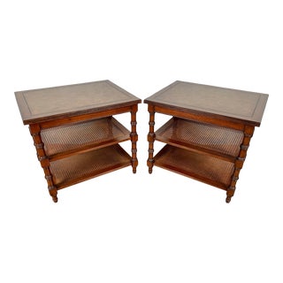 Vintage Ethan Allen Side Tables | Chairish