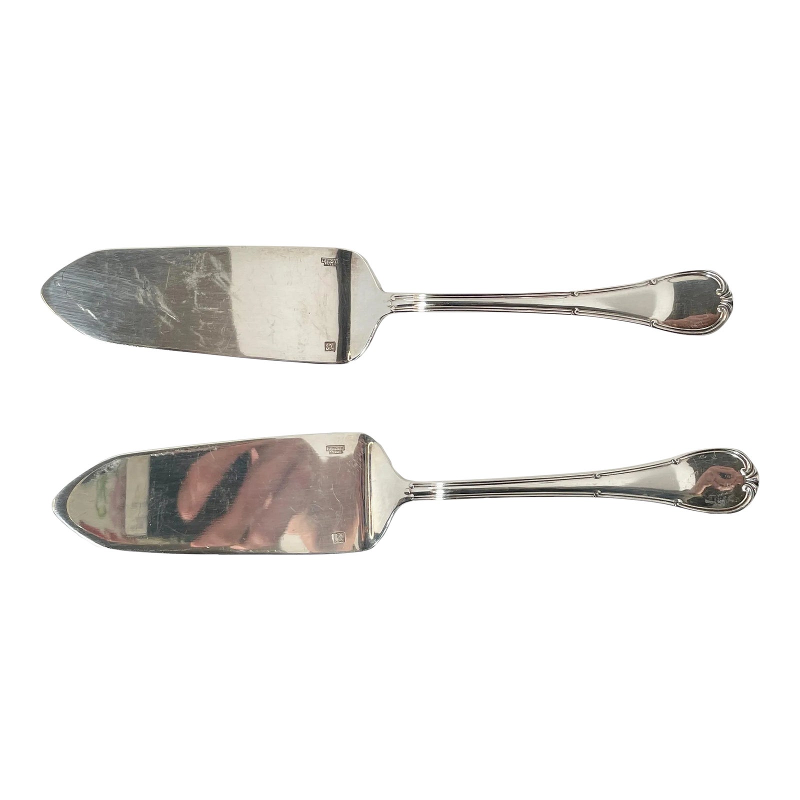 Vintage Sant Andrea Donizetti Pattern Silver Plate Dessert Servers- Set ...