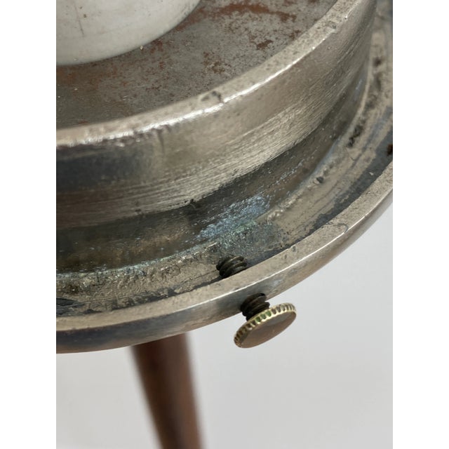 Mid-Century Modern Rosewood Stem and Chrome Floor Lamp by Laurel | Chairish