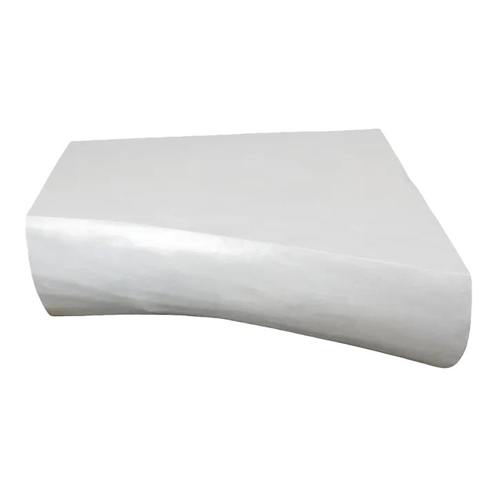 Minimalist White Living Edge Block Coffee Table 17 | Chairish
