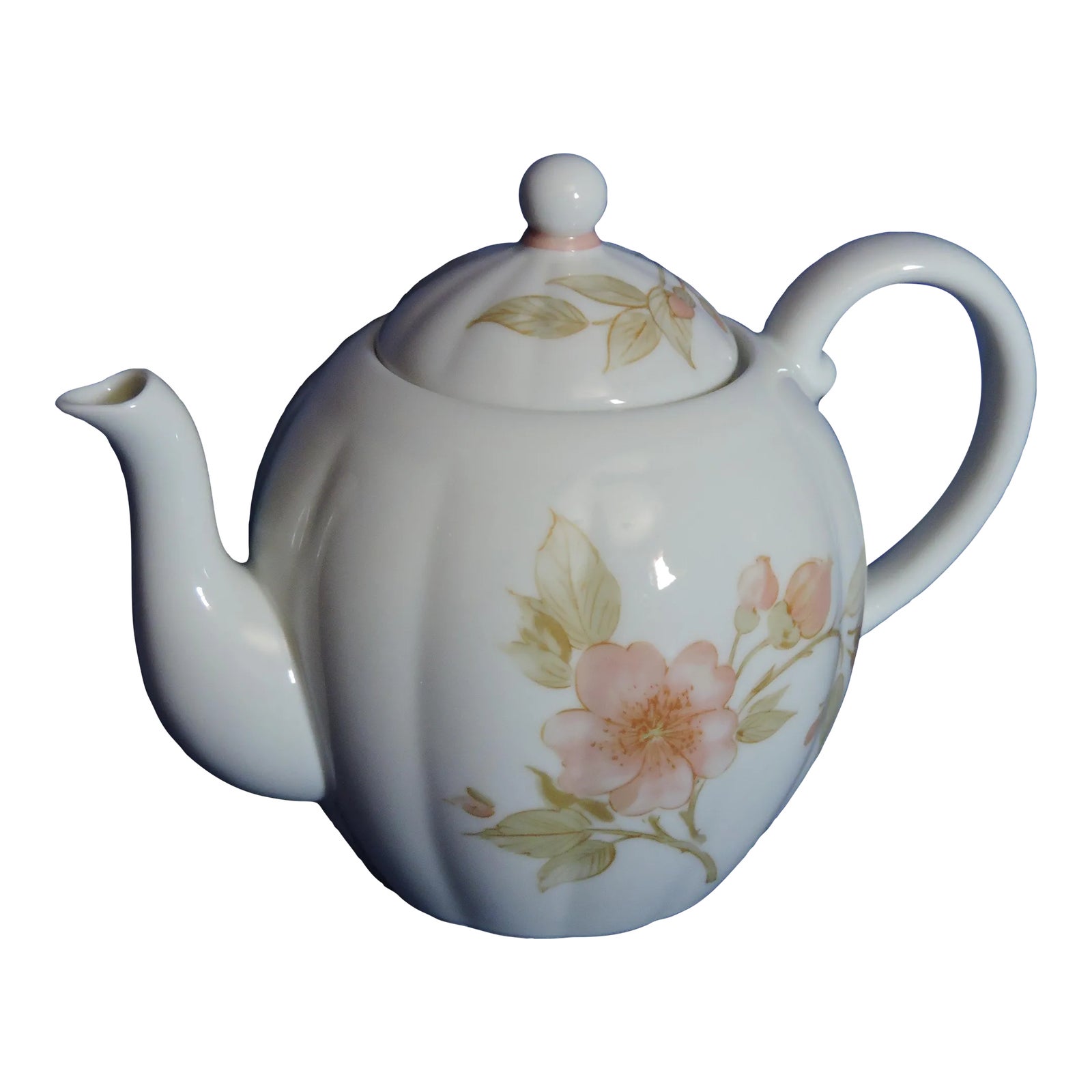 Wild Rose Teapot Crowning Touch Collection Circa 1980s | Chairish