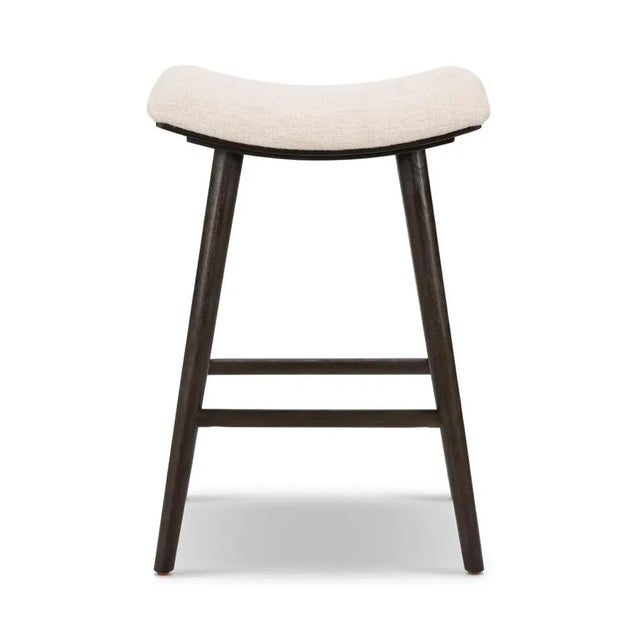 Union Saddle Counter Stool, Essence Natural | Chairish