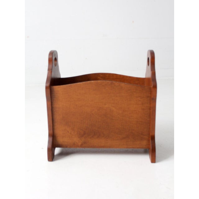 Vintage Magazine Rack Stand | Chairish