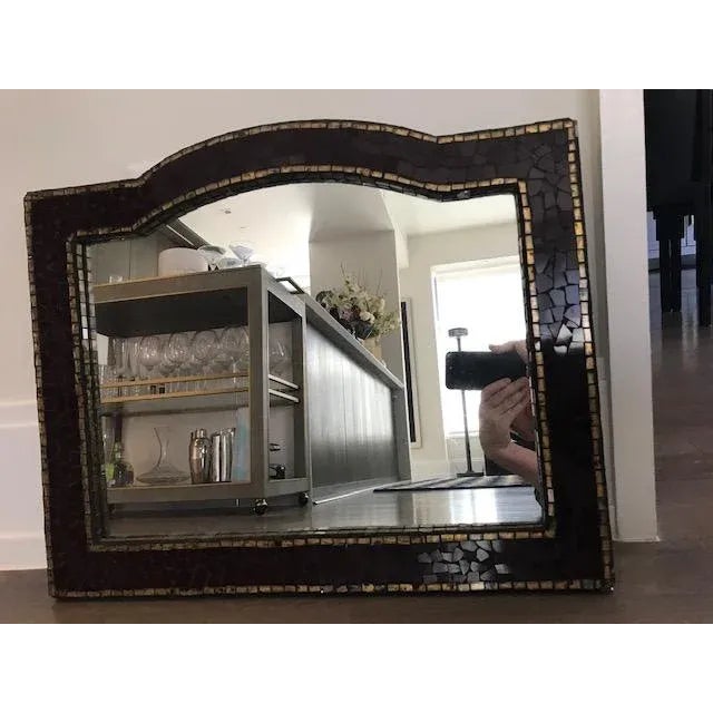 1920s Inlaid Tiled Mirror | Chairish