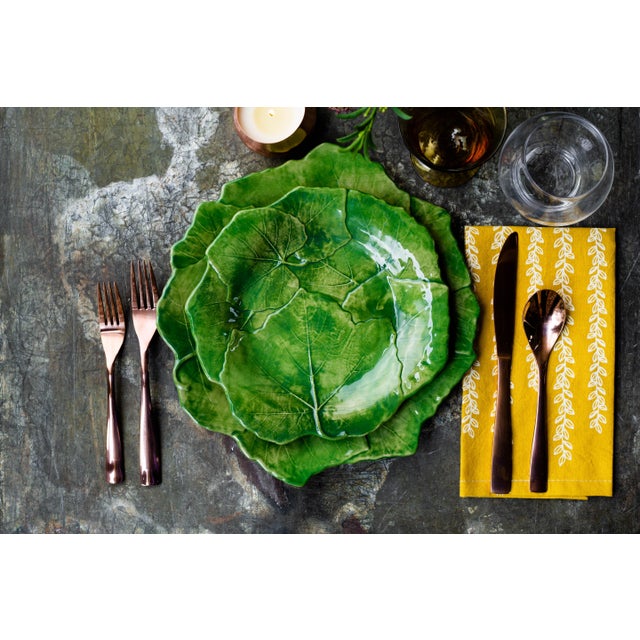 Vietri Foglia Stoneware Salad Plate from Kenneth Ludwig Home | Chairish