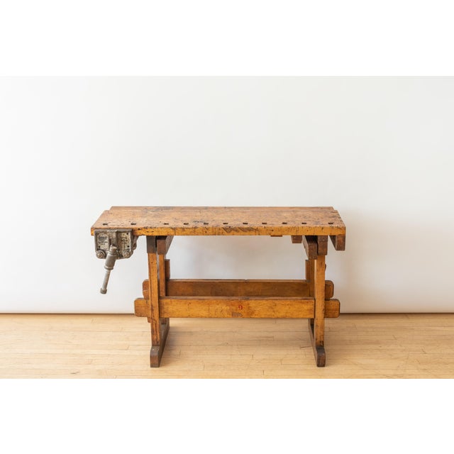 Maple Carpenter’s Workbench | Chairish