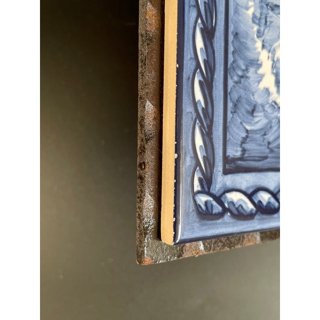 Hand Painted Caravel Sailing Ship Portuguese Azulejos Tile Mural Wall ...