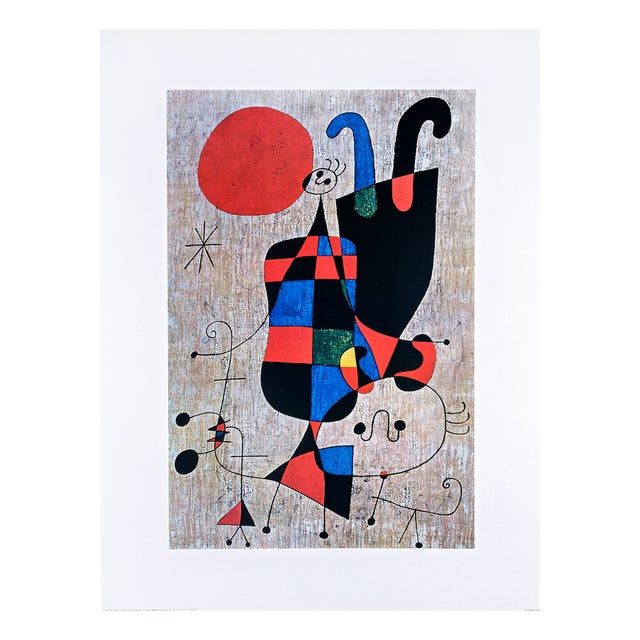 Joan Miro, Upside Down Figures Lithography, 1970s, Paper | Chairish