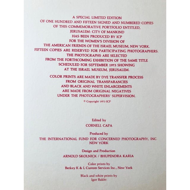 Marc Riboud, Vintage Color Photograph Old City Jerusalem Temple Mount ...