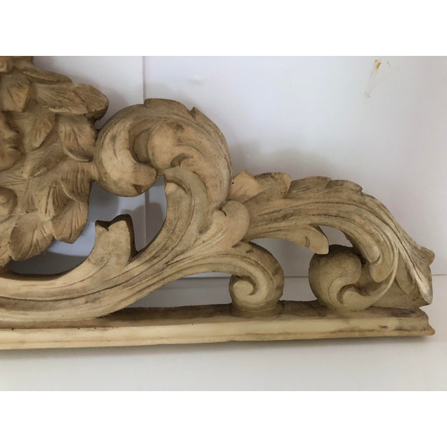 Plaster Architectural Pediments - a Pair | Chairish