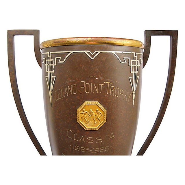 Speed Skating Trophy by Heintz | Chairish