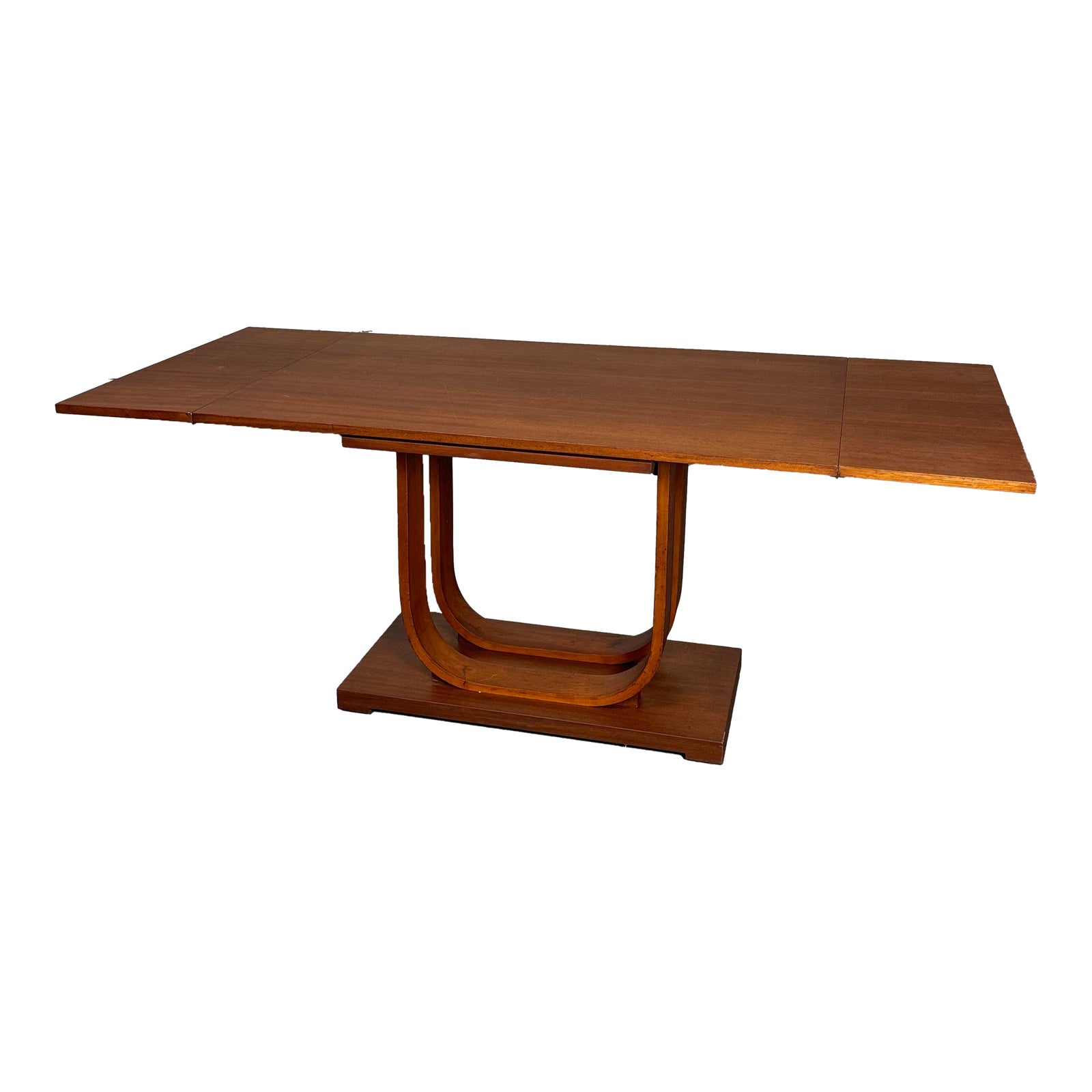 Gilbert Rohde for Heywood Wakefield Mahogany Dining Table | Chairish