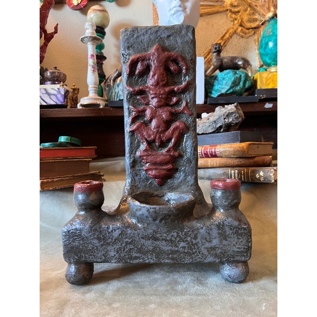 Brutalist Ritualistic Pagan Small Altar Totem Piece of Horned Deity ...