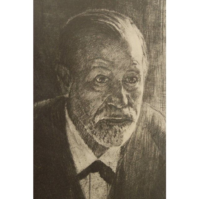 Max Pollak Framed Print of Sigmund Freud | Chairish