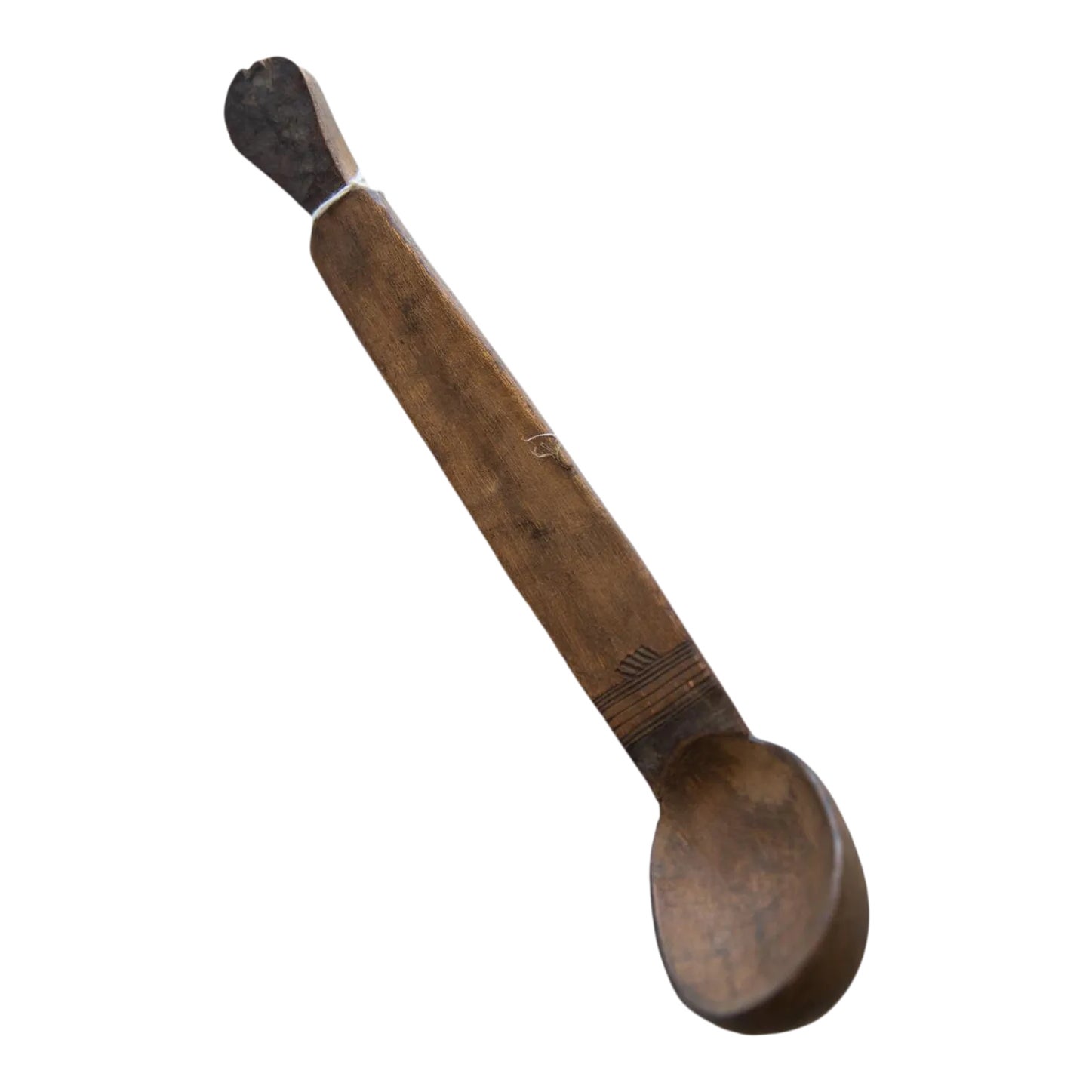 Vintage African Wooden Spoon | Chairish