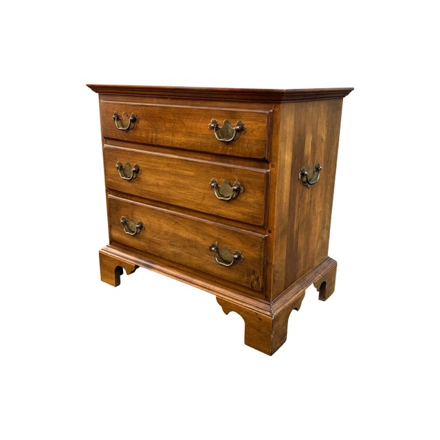Ethan Allen 1776 Chairside Collection Small 3 Drawer Chest | Chairish