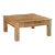 Farmhouse Style Square Distressed Solid Wood Coffee Table | Chairish