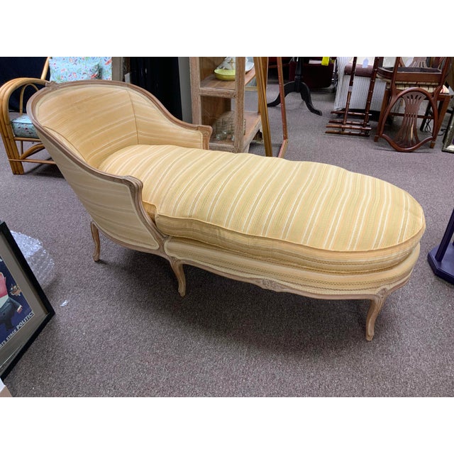 1920-1940 Reproduction French Louis XV Chaise Lounge | Chairish