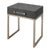 Kain Side Table in Grey | Chairish