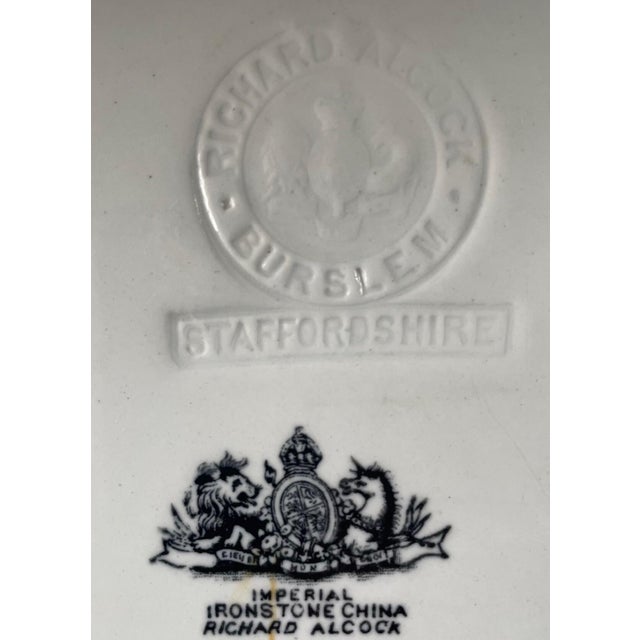 Antique English Richard Alcock Ironstone Platter | Chairish