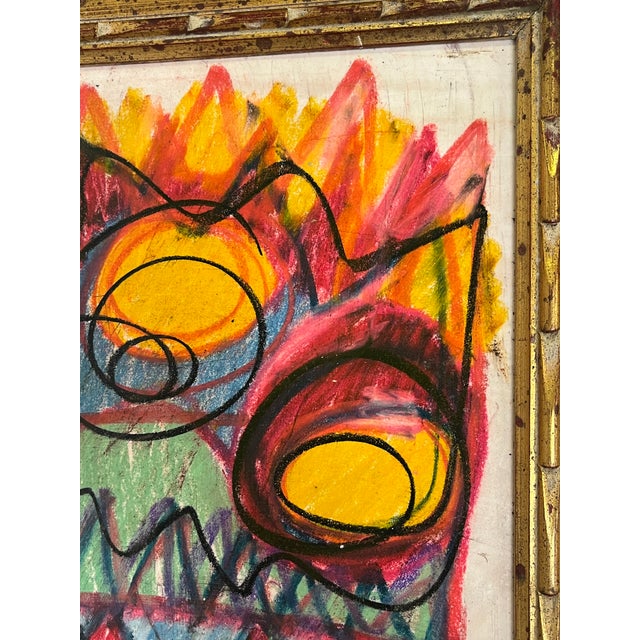 Signed Original Wayne Cunningham Abstract Figure Modern Art | Chairish