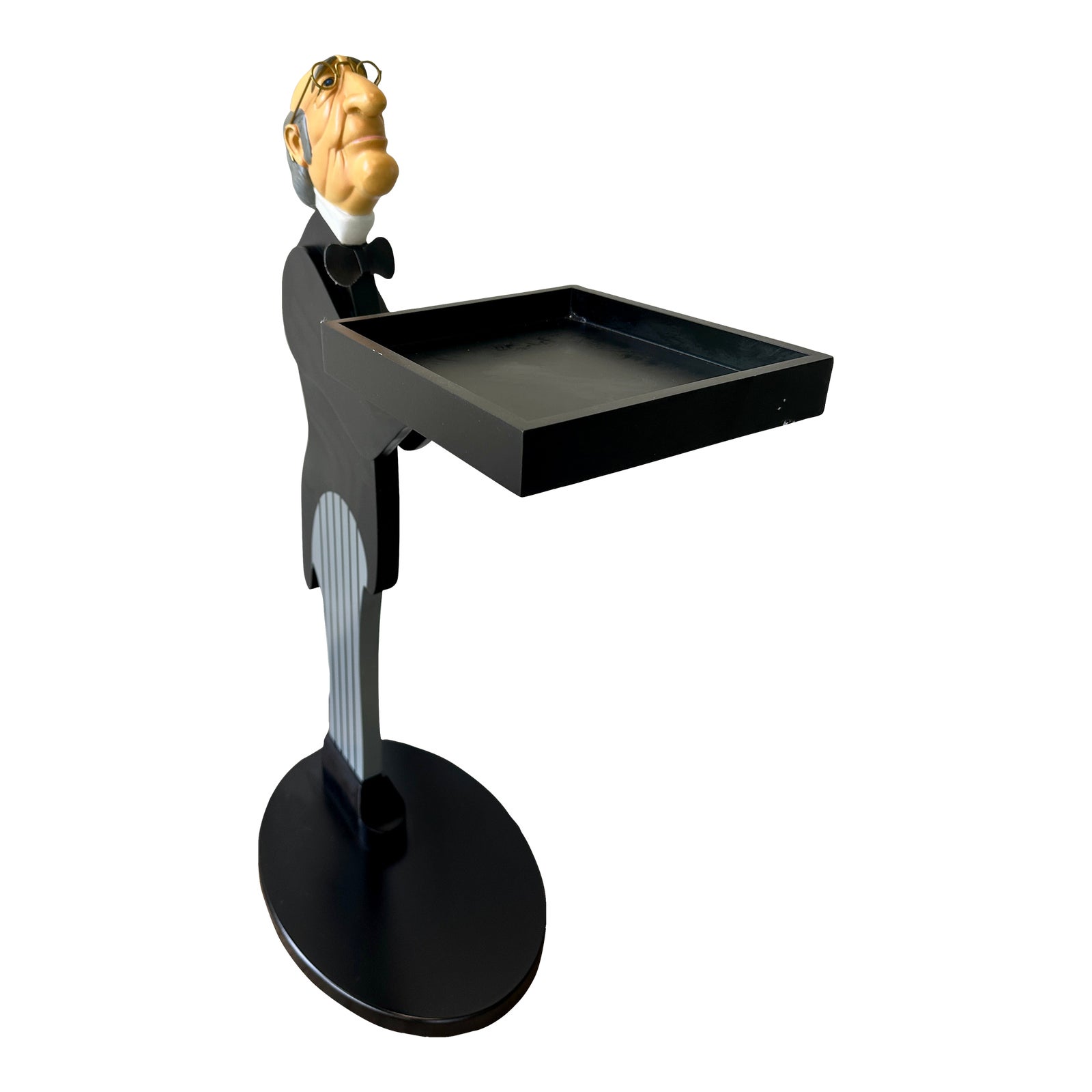 1990s Bombay James the Butler Serving Tray | Chairish