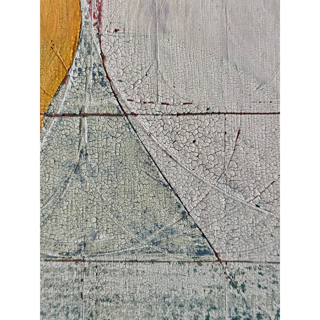 2001 Katie Hawkinson Modern Abstract Tempera Painting | Chairish