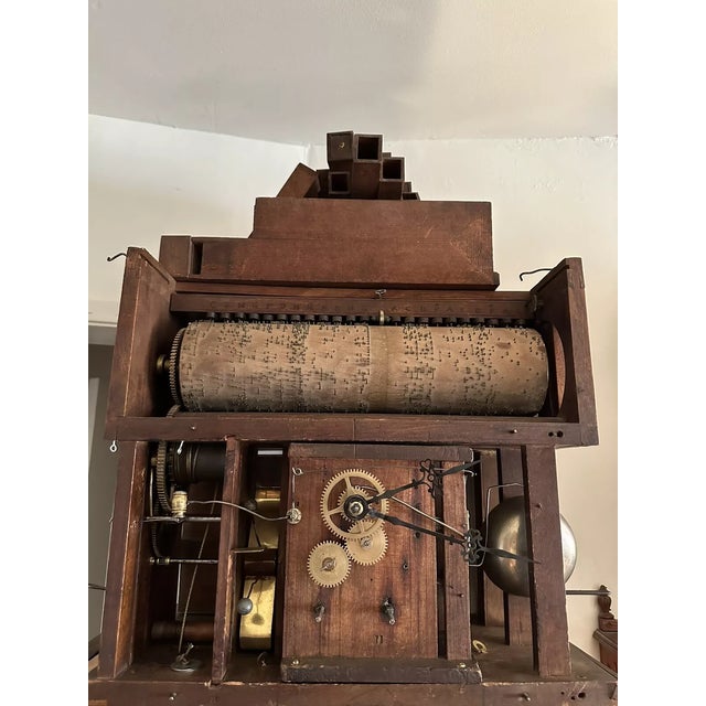 18th Century German Black Forest Flute Organ Musical Grandfather Clock ...