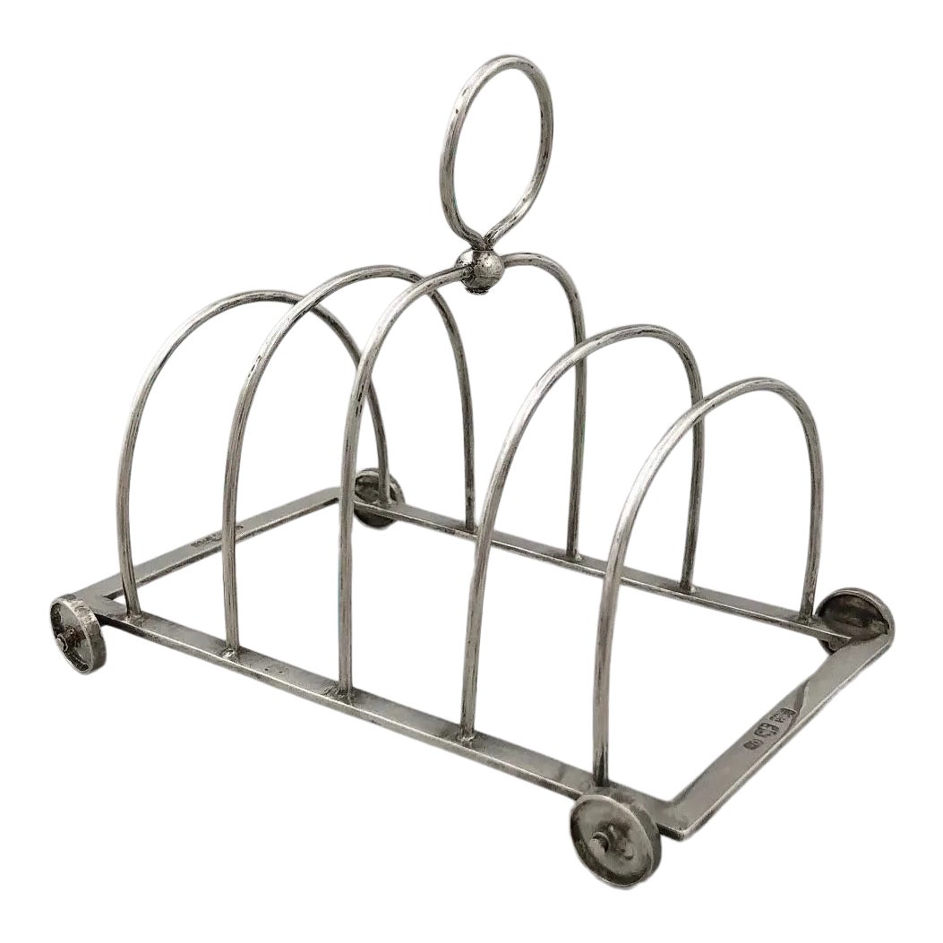 Chinese Export Solid Silver Toast Cart, Sing Fat, Canton, Early 20th ...