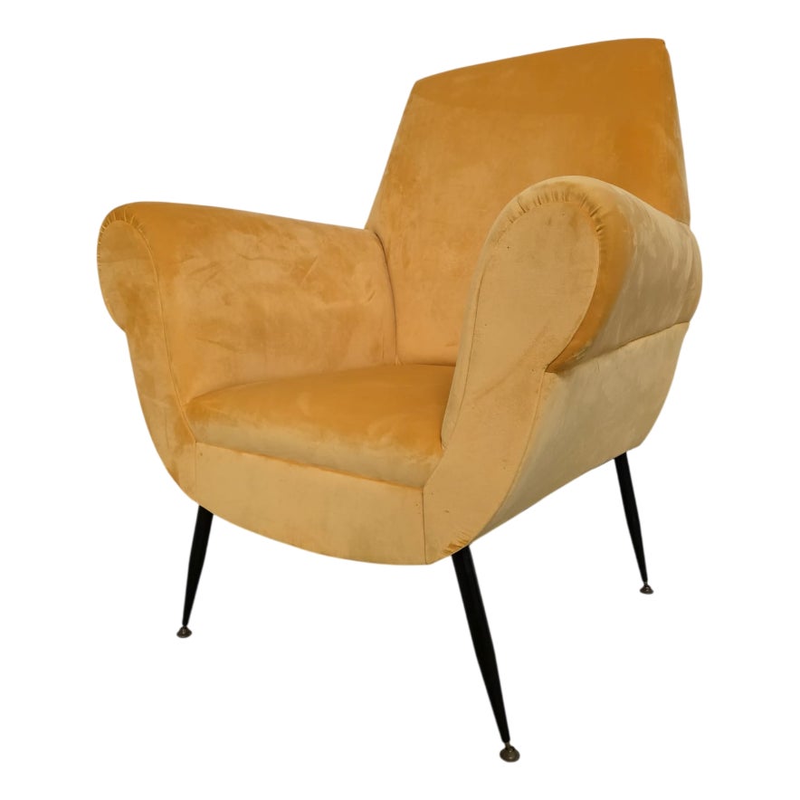 Armchair by Gigi Radice for Minotti, 1950s | Chairish