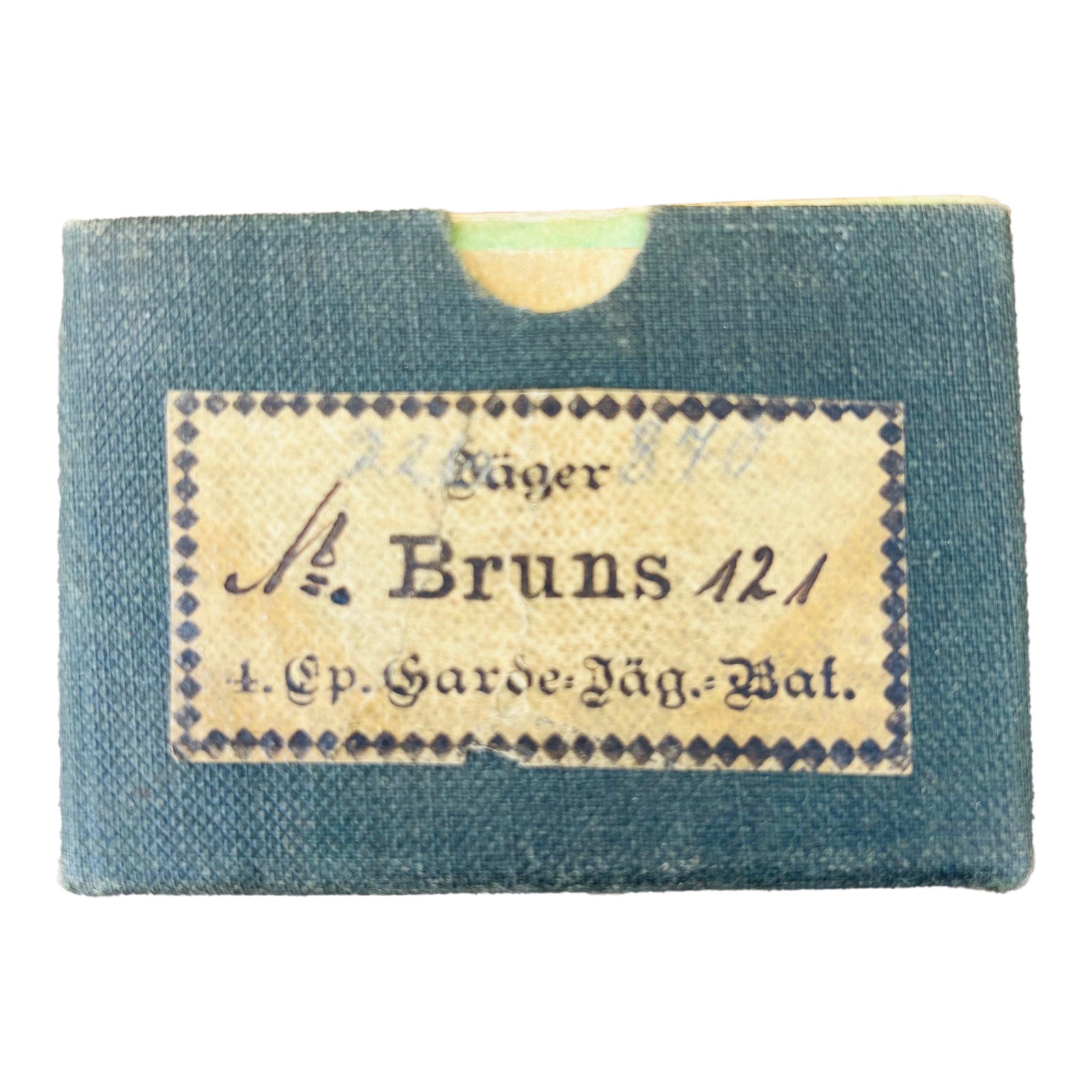 Imperial German Garde-Jäger-Bataillon Leave Pass – 4th Company – Signed ...