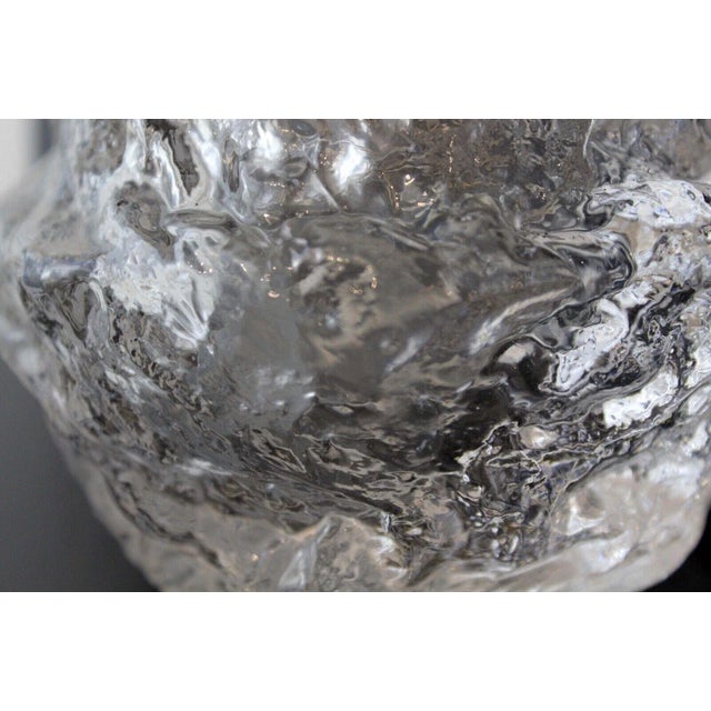 Late 20th Century Waarf Kosta Clear Glass Overlay Vessel | Chairish