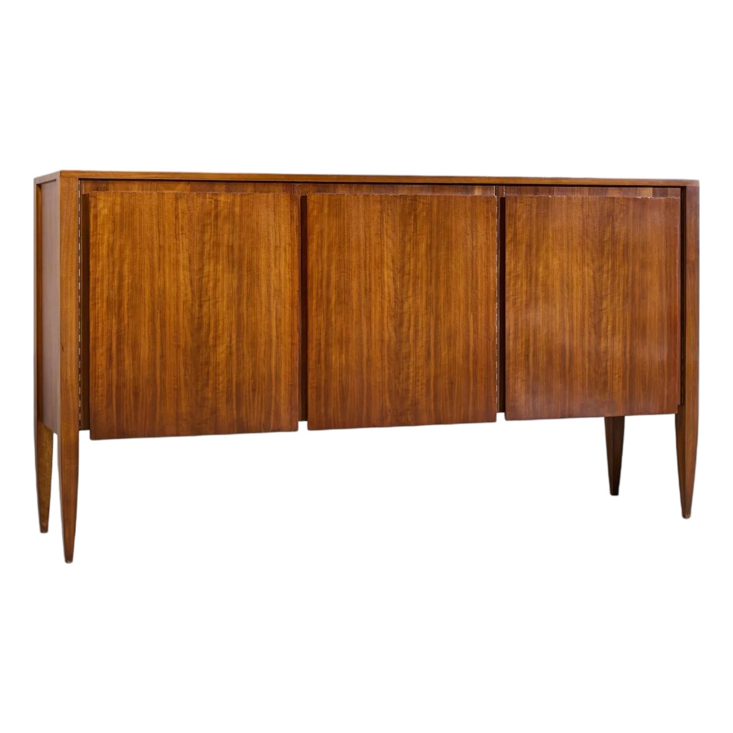Gio Ponti for Singer and Sons Model 2160 Mid Century Walnut Cabinet ...