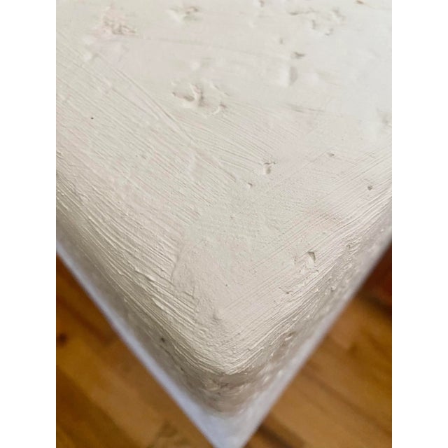 Minimalist Organic Modern Plaster Pedestal Plant Stand | Chairish