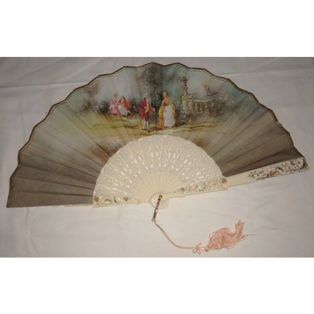 Antique European Hand Fan | Chairish