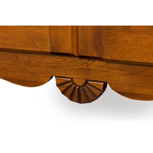 Contemporary Birch Wood Kitchen Hutch / Cabinet | Chairish