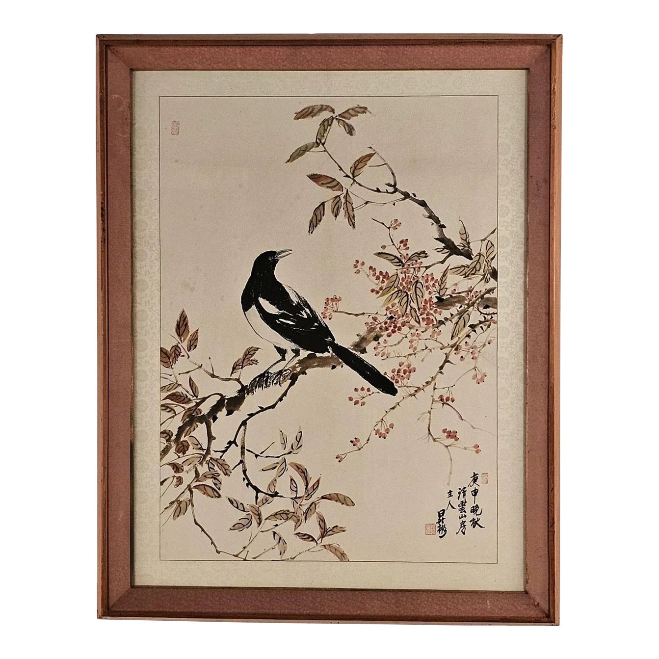 Vintage Chinese Ink and Wash Painting, Circa 1920s | Chairish