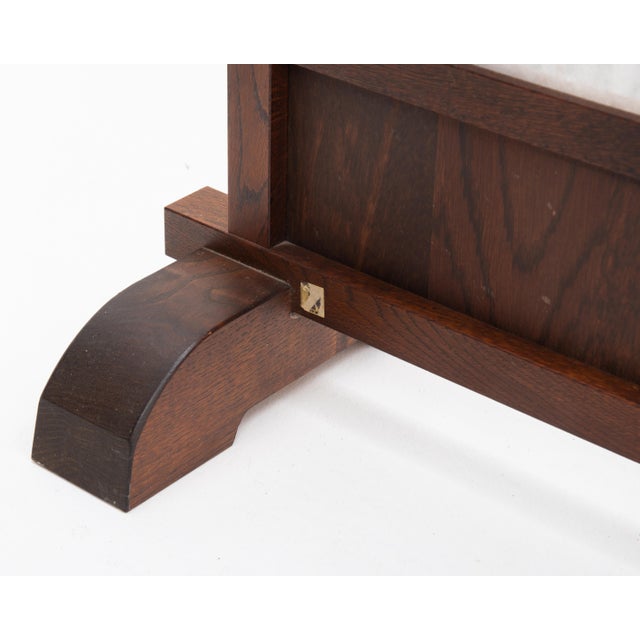 Japanese Shoji Privacy Screen Zelkova Kumiko Washi Mid Century | Chairish