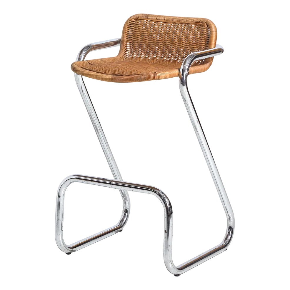 Tubular Bar Stool, 1970s | Chairish