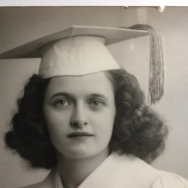 Vintage Mid-Century Graduation Photograph | Chairish