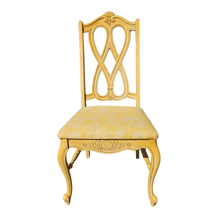 Trogdon Furniture Mid Century Painted Mahogany and Upholstered Side ...