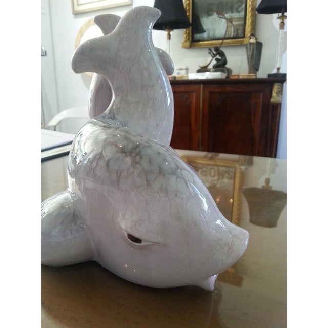 Koi Fish Bookends by Saca of Italy for Ovington's - a Pair | Chairish