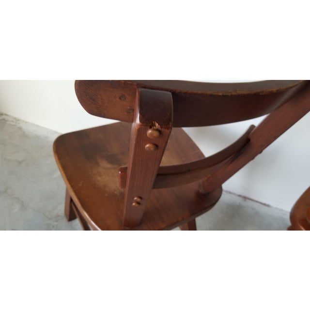 Vintage Handmade Rustic - Primitive Style Accent Chairs - a Pair | Chairish