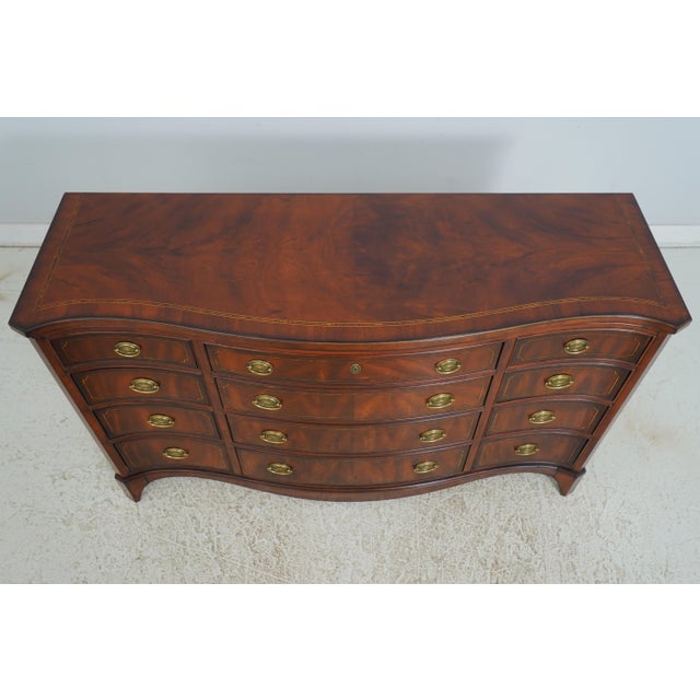 American Drew 12 Drawer Mahogany Bedroom Dresser | Chairish