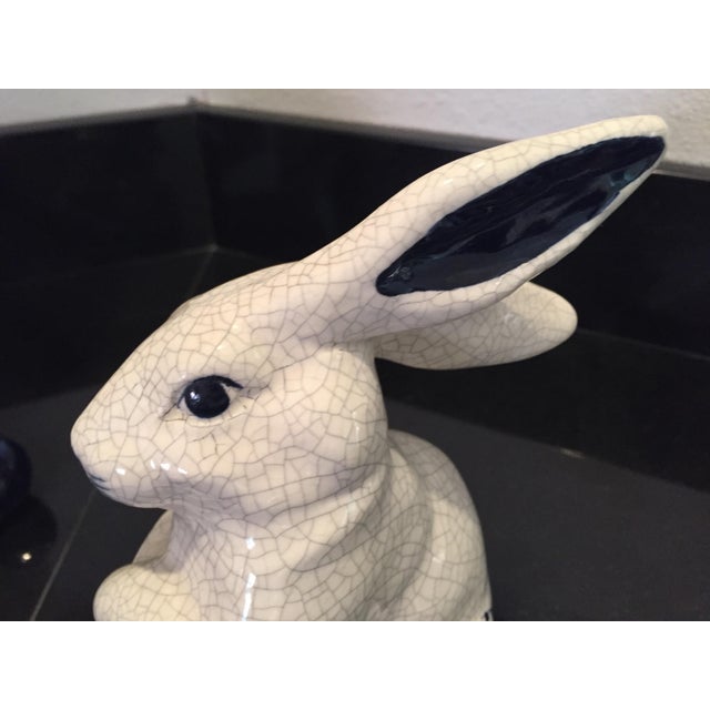 Dedham Pottery Bunny Rabbit | Chairish