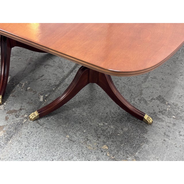 Henkel Harris Traditional Mahogany Dining Room Table + Six Chairs, Set ...