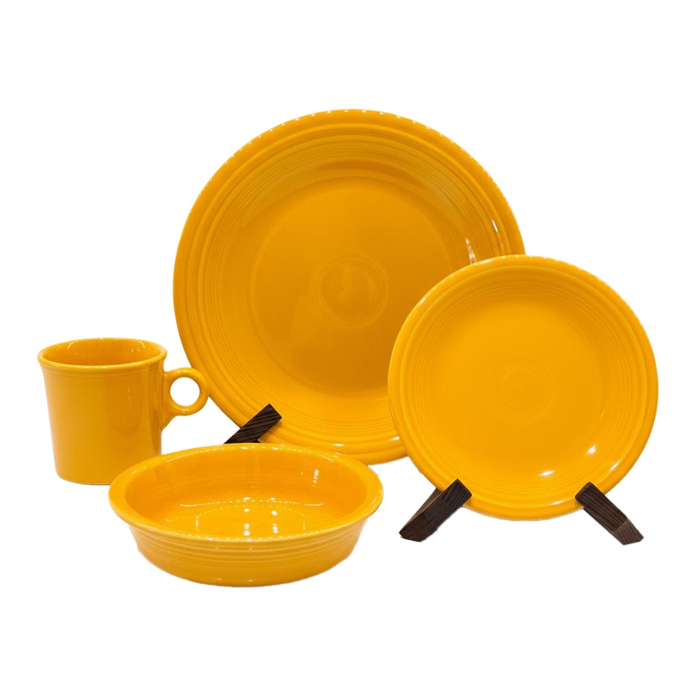 Fiesta Marigold 75th Anniversary Dinnerware Set – Service for 8, Dinner ...